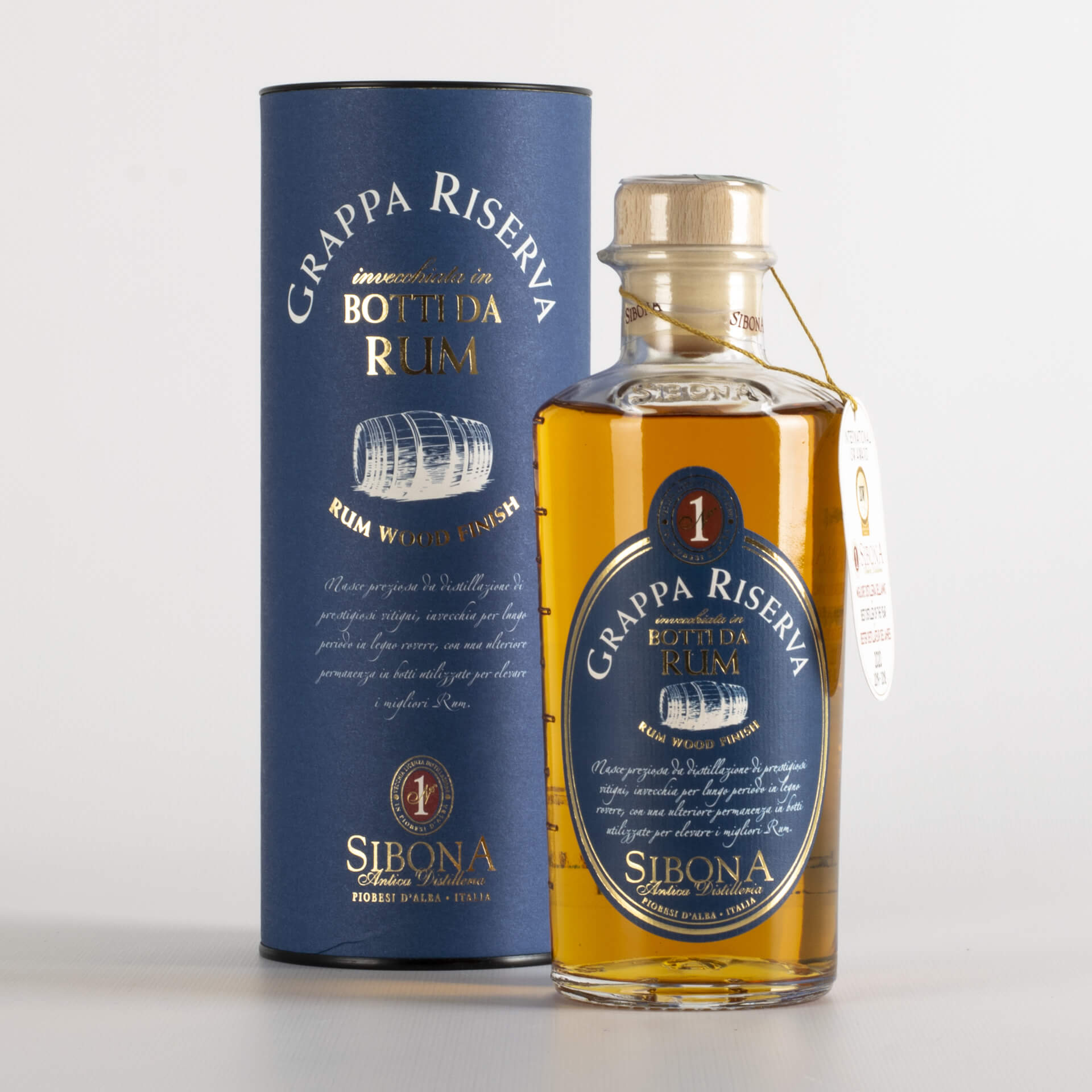 Grappa aged in Rum barrels