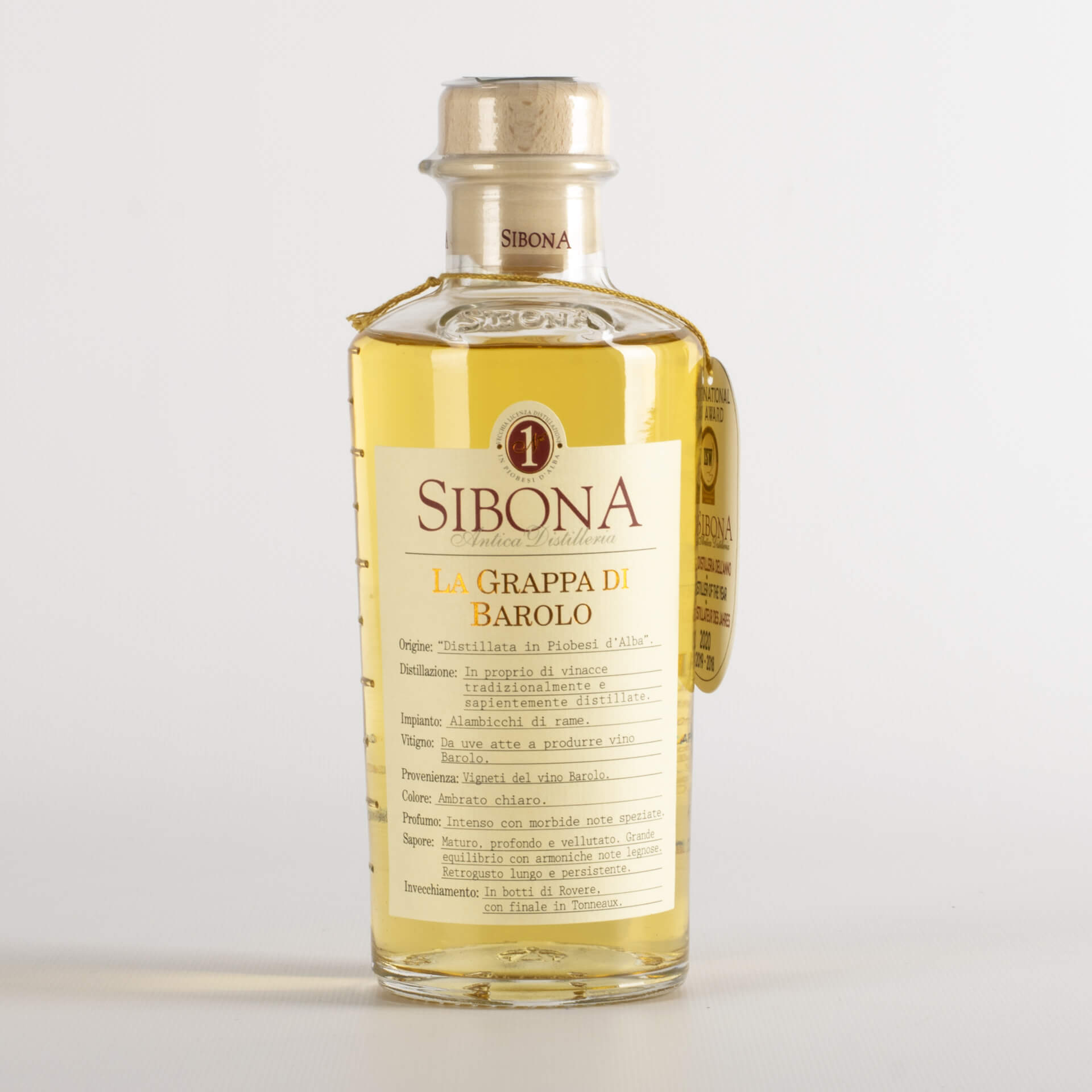 La Grappa di Barolo invecchiata - Grappa Sibona