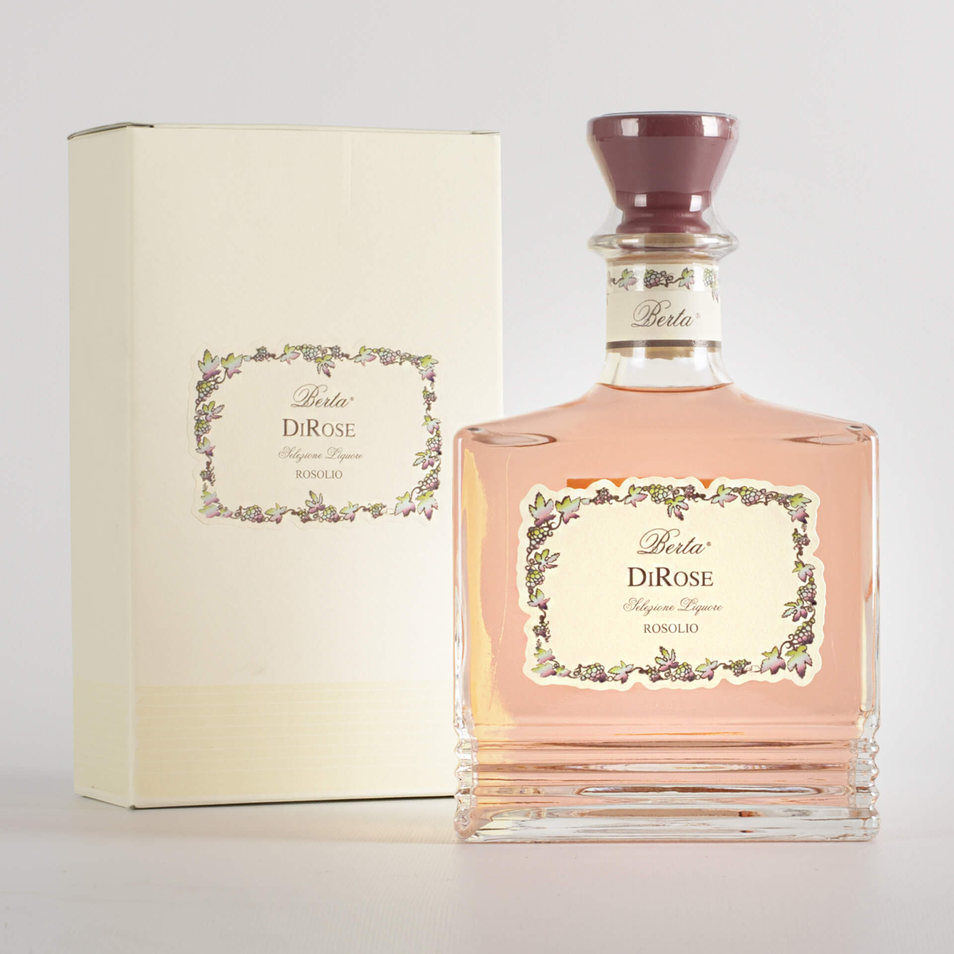 DiRose with Case - Grappa Berta