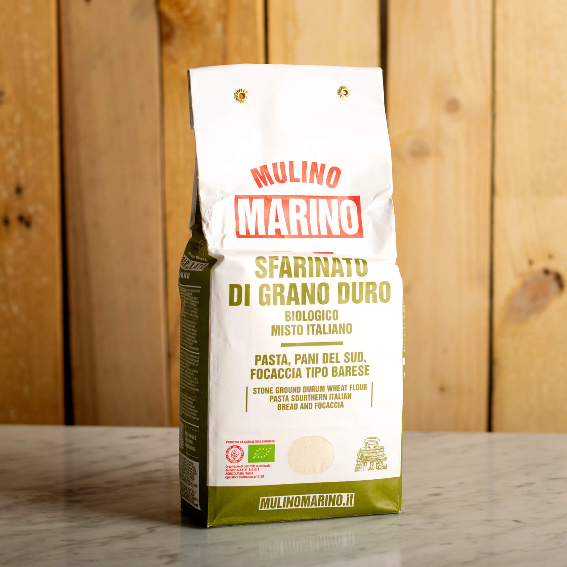 Organic soft Wheat flour 10kg - Mulino Marino
